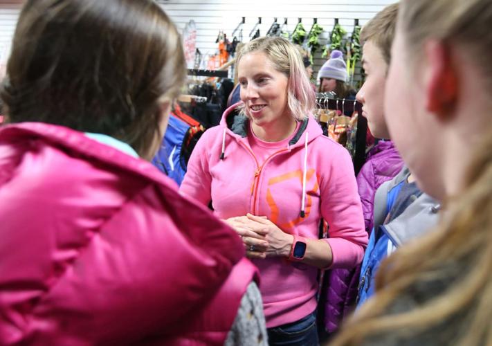 Champion skier Kikkan Randall inspired by young athletes | Local ...