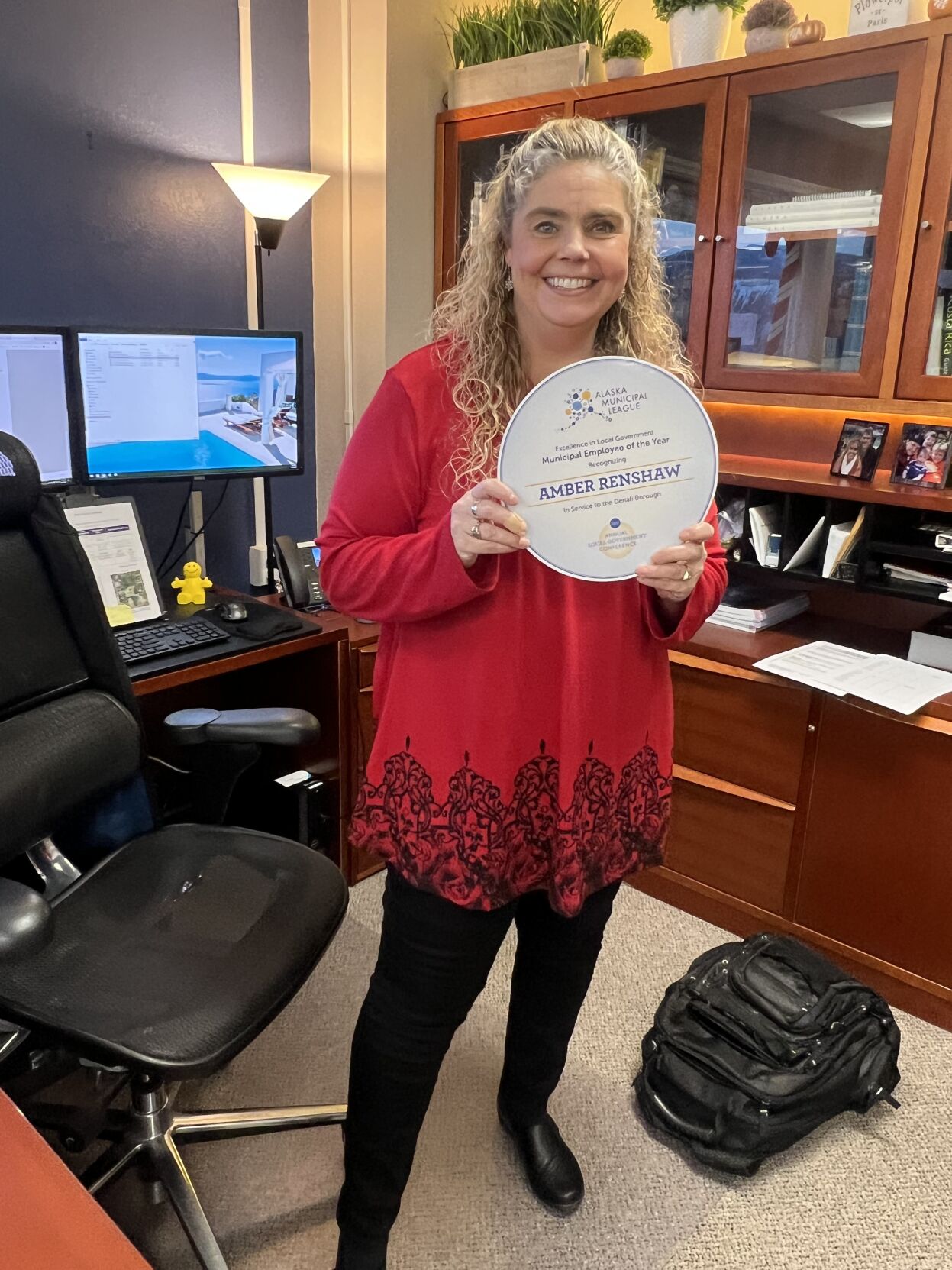 Denali Borough mayor, clerk accept public service awards | Kris Capps ...