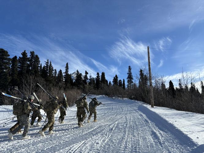 Military hosts cold weather survival training at Black Rapids ...