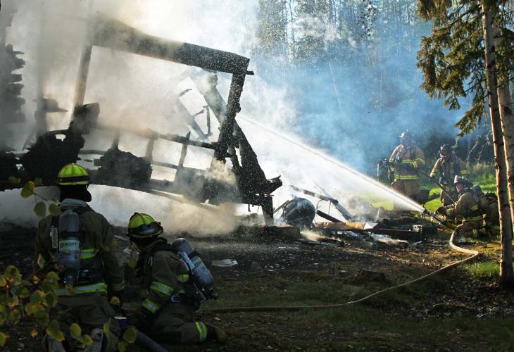 Fire burns two-story cabin in Goldstream Valley | Local News ...