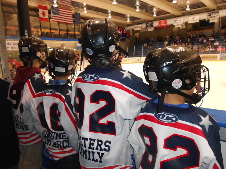 Young players visit Ice Dogs | Kris Capps | newsminer.com