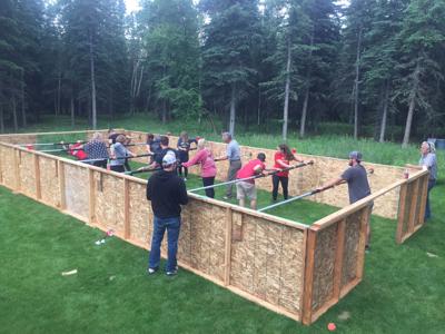 Healy couple brings foosball to life with human-sized court | Kris ...