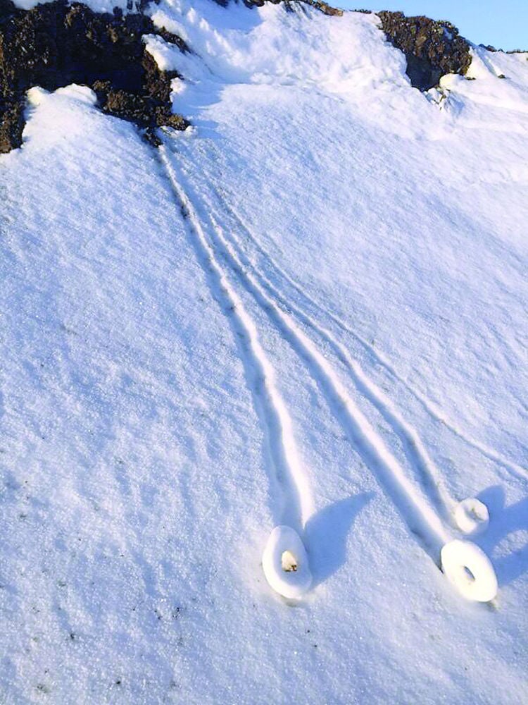 Nature rolls out an oddity: Snow doughnuts at Fort Knox | Our Town ...