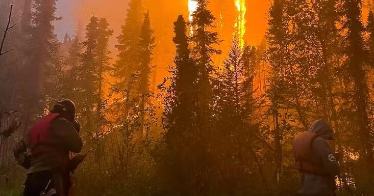 Alaska on Fire: Thousands of lightning strikes and a warming climate ...