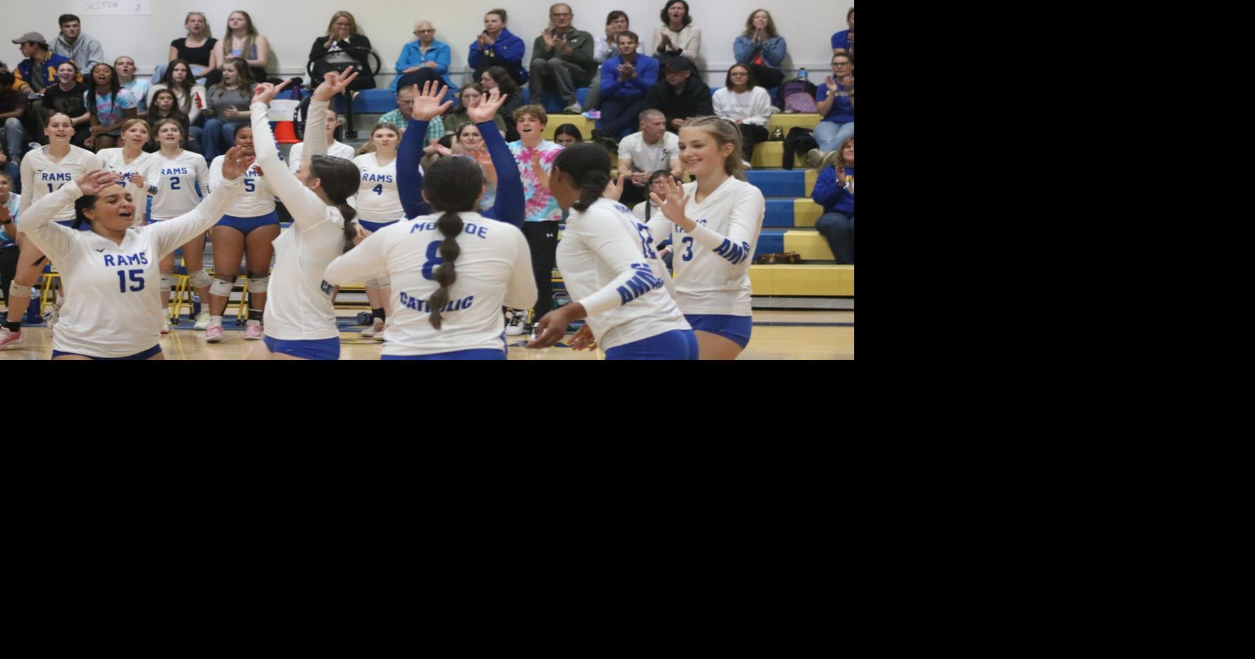 Monroe volleyball tops Hutchison for first Aurora Conference win of ...