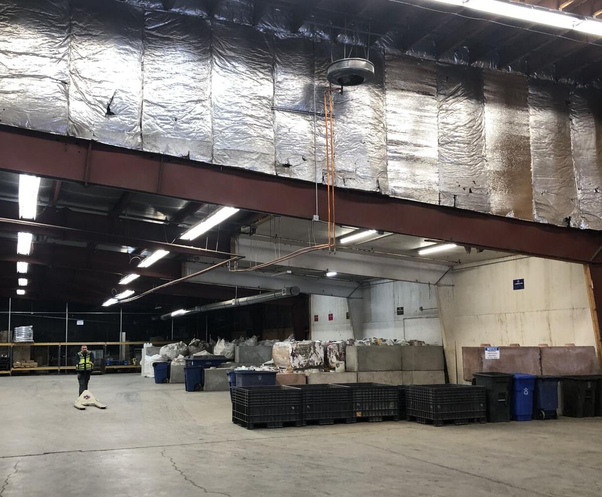 Community members line up for reopening of Central Recycling Facility ...