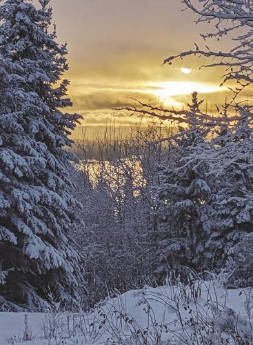 Snowy Sunday Sunset | Photo Of The Day | newsminer.com