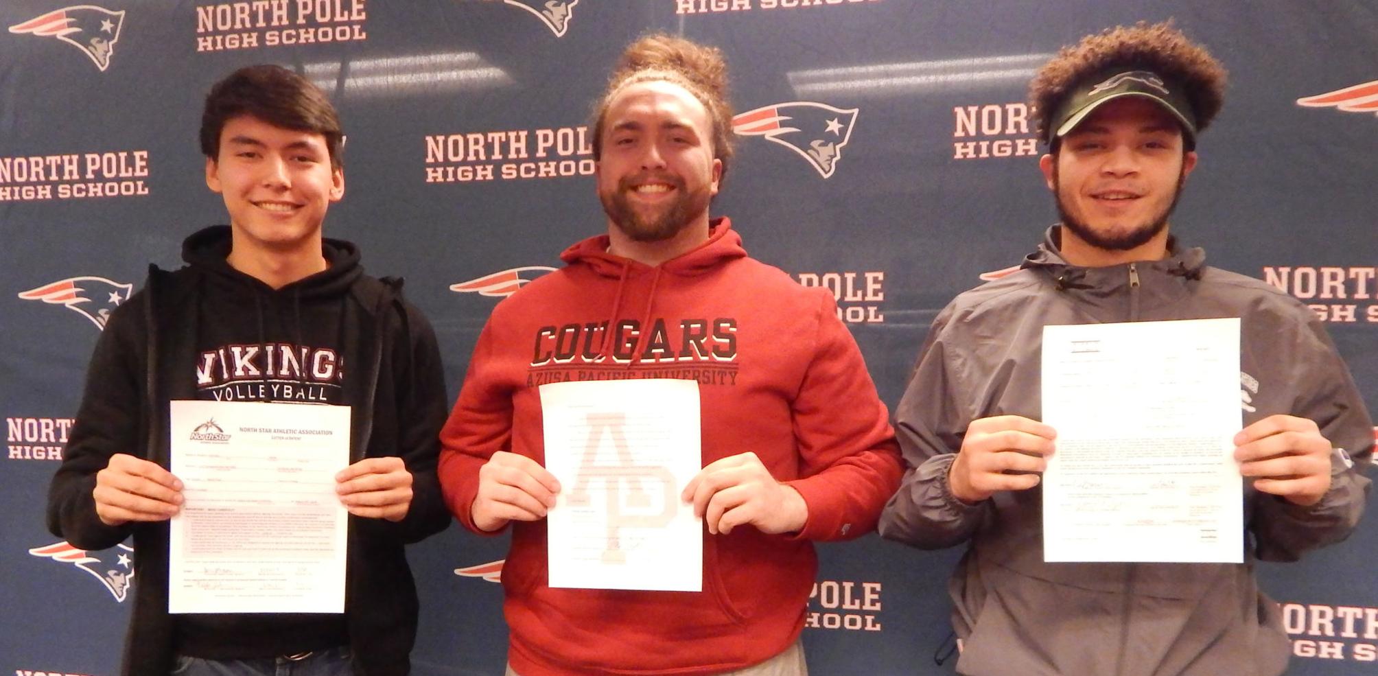 North Pole football players sign National Letters of Intent | Sports ...