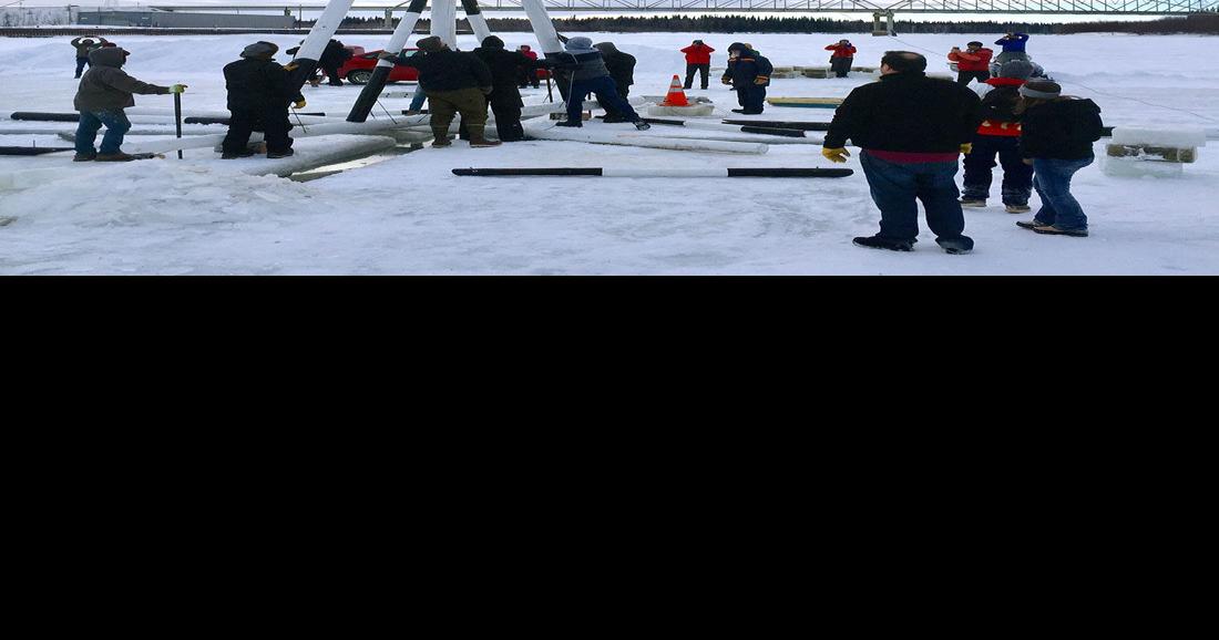 Ice classic: The tripod goes up in Nenana, marking a spring ritual ...