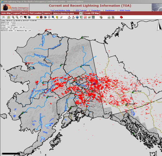 Wind-driven wildfire threatens cabins near Salcha; lightning causes ...