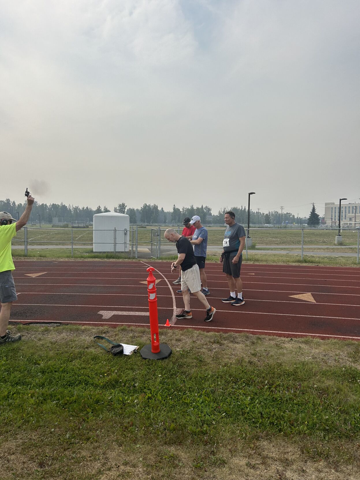 Whether by run, dash or walk, seniors hit the track for competitive ...