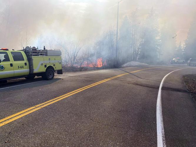 Firefighters respond to brush fire, first of season for Fairbanks area ...