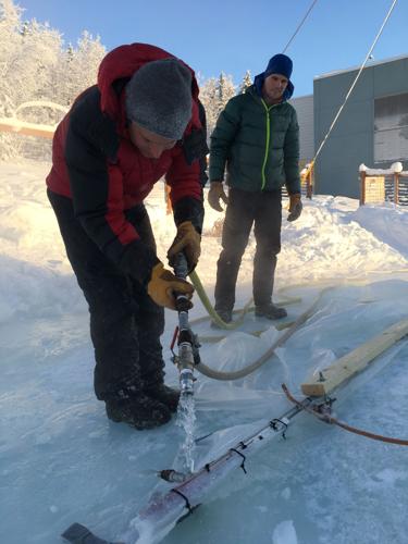 UAF ice makers get the hang of producing climbable walls | Outdoors ...