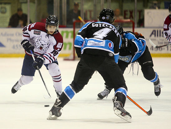 Ohrvall’s four goals propel Ice Dogs | Ice Dogs | newsminer.com