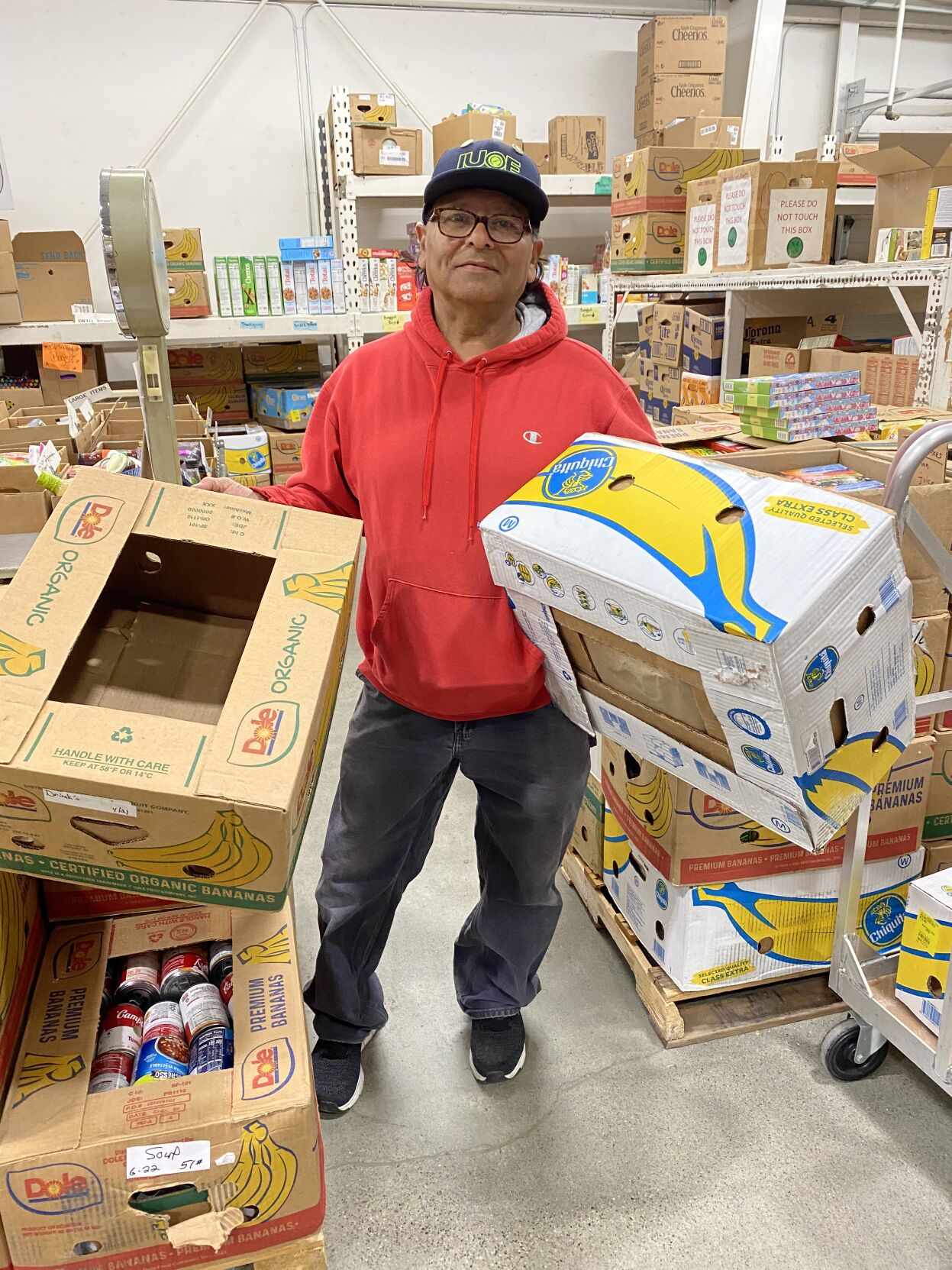 Dedicated volunteer: 'People at the Food Bank, they're my family now ...