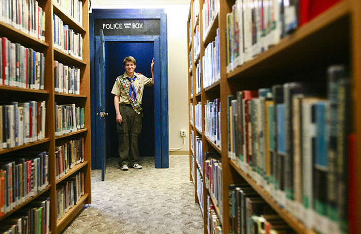 Boy Scout creates cellphone booths at Fairbanks library | Local News ...