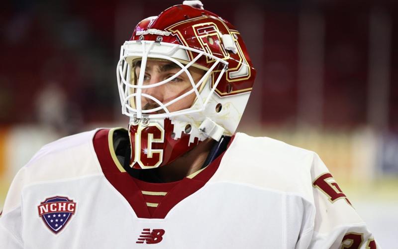 Former Ice Dogs goalie Jack Caruso wins second collegiate national ...