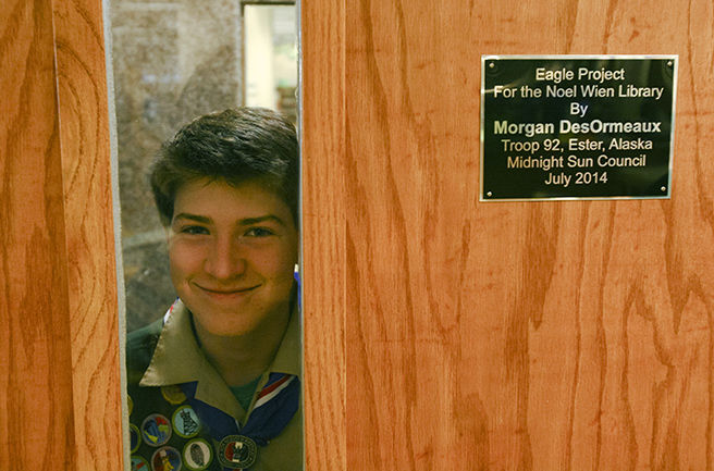 Boy Scout creates cellphone booths at Fairbanks library | Local News ...