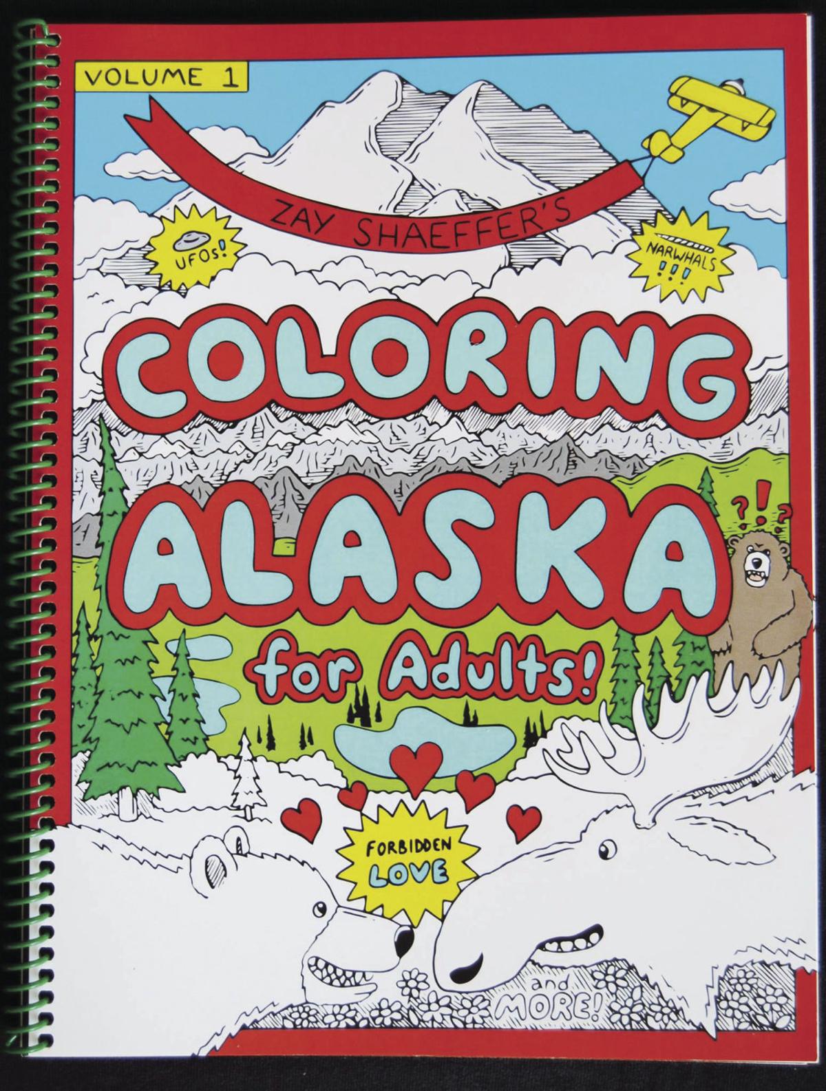 Seasonal Denali worker outlines Alaska life in adult coloring book ...