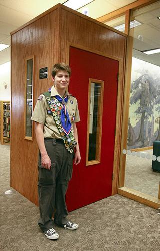 Boy Scout creates cellphone booths at Fairbanks library | Local News ...