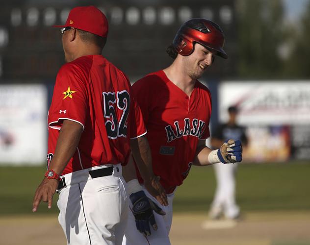 Merchants bats come alive to crush Goldanners | Baseball | newsminer.com