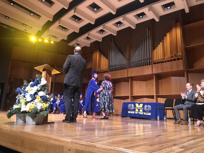 Monroe students turn their tassels for 'the greater glory of God ...