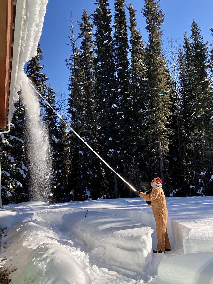 Fairbanks snow load sits at five-year average | Local News | newsminer.com