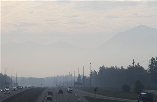 Wildfire smoke pours into Anchorage | Alaska News | newsminer.com