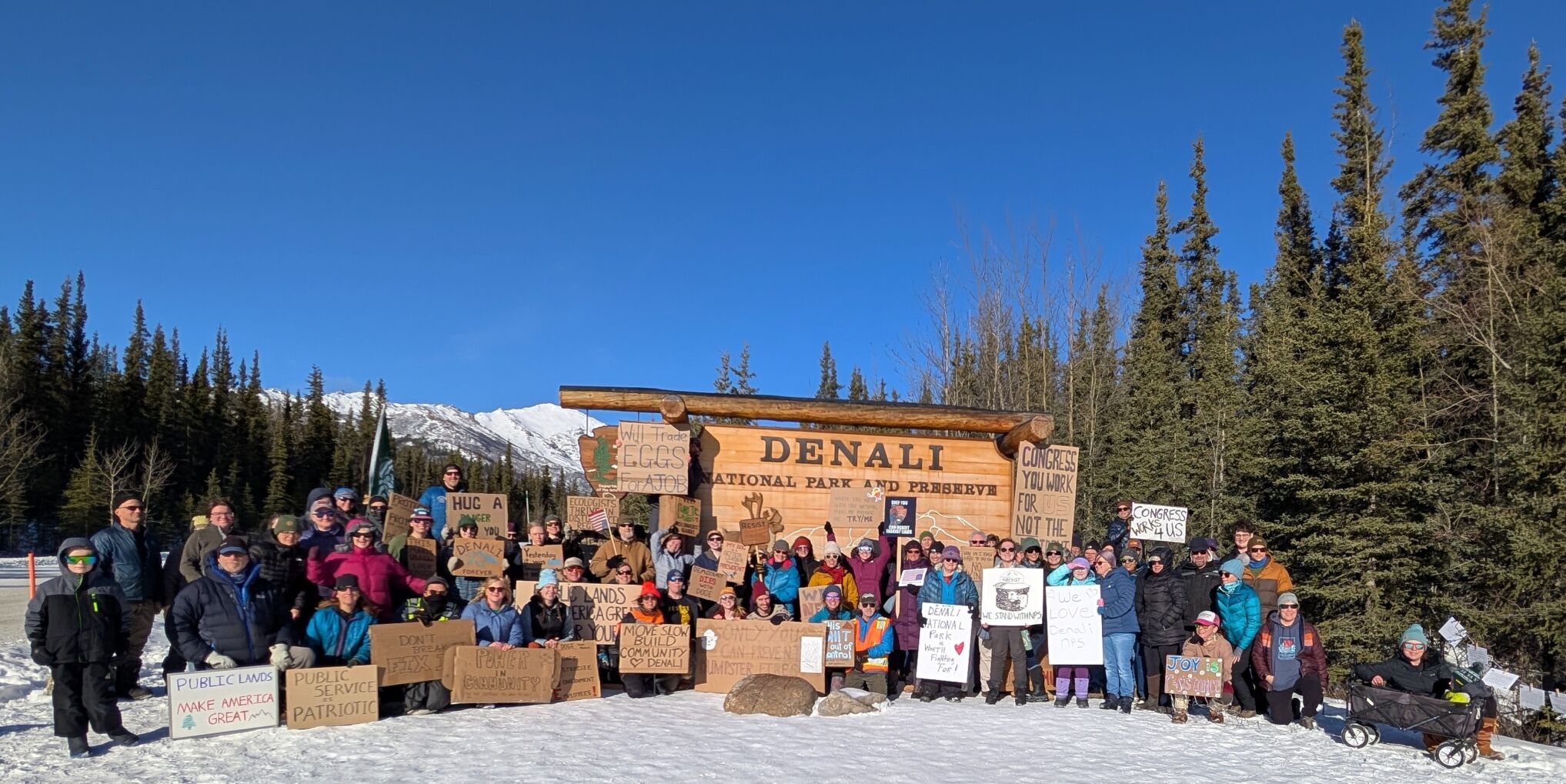 Fairbanks and Denali residents turn out in force for nationwide rally ...