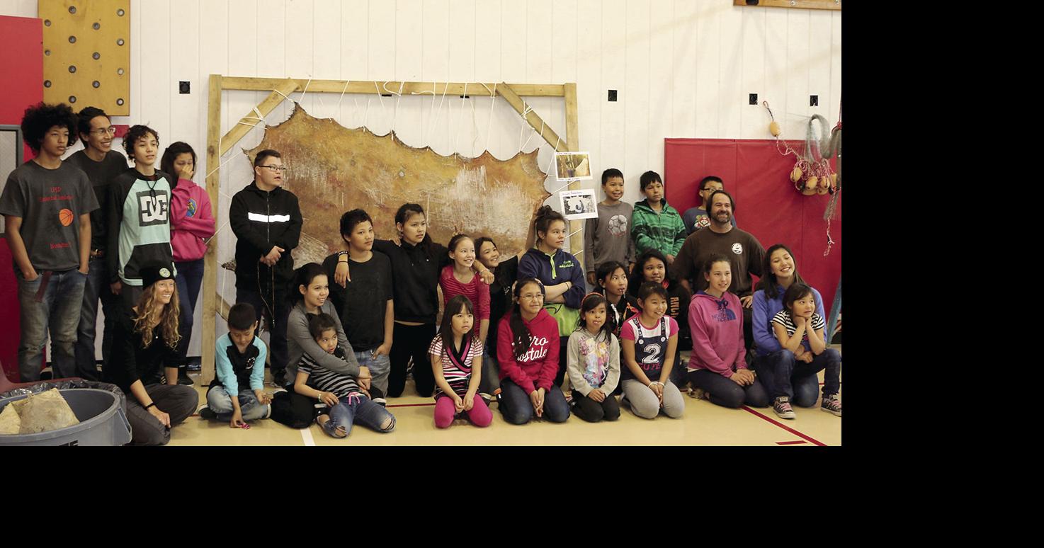 Moose skin blanket toss: Traditional game the most efficient way to ...