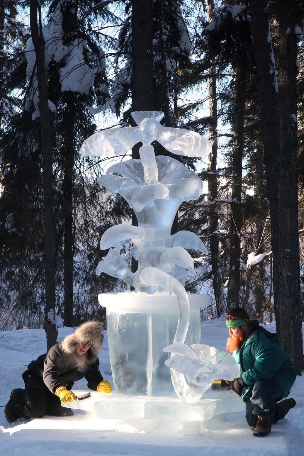 Life of an ice park: How time, talent and freezing cold temperatures ...