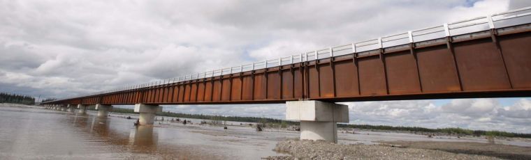 Tanana River Northern Rail Extension bridge nears completion | Local ...