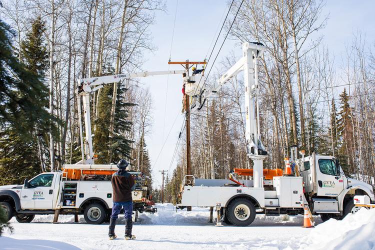 A tale of two linemen: For GVEA crews, Easter weekend blizzard was just ...