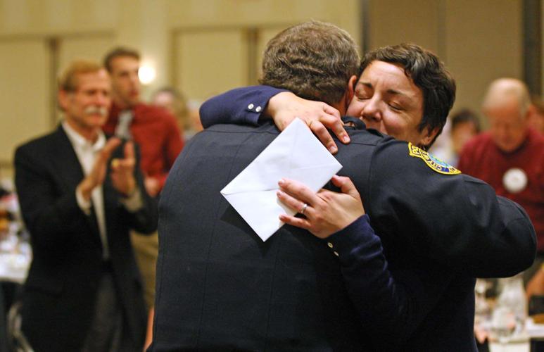Woman who helped injured police officer honored | Local News ...