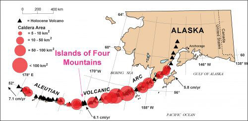 An Aleutian Islands supervolcano? UAF researchers say it’s possible ...