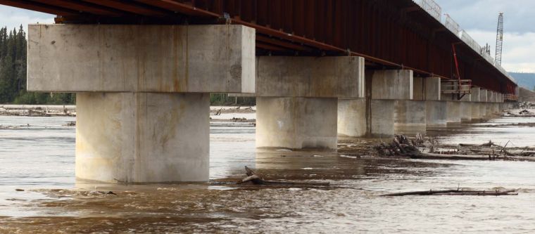 Tanana River Northern Rail Extension bridge nears completion | Local ...