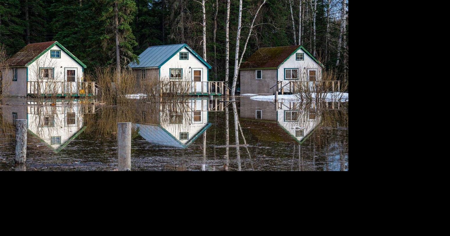 Flood waters recede in Manley Hot Springs, residents displaced as ...