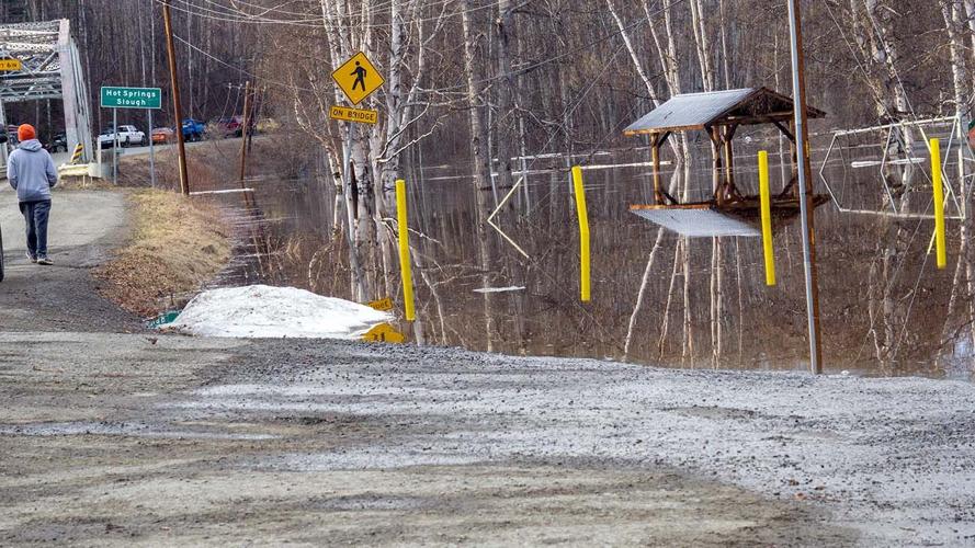 Flood waters recede in Manley Hot Springs, residents displaced as ...