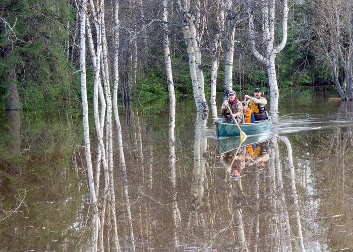 Flood waters recede in Manley Hot Springs, residents displaced as ...