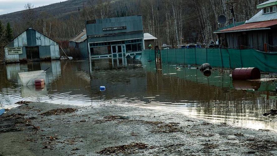 Flood waters recede in Manley Hot Springs, residents displaced as ...