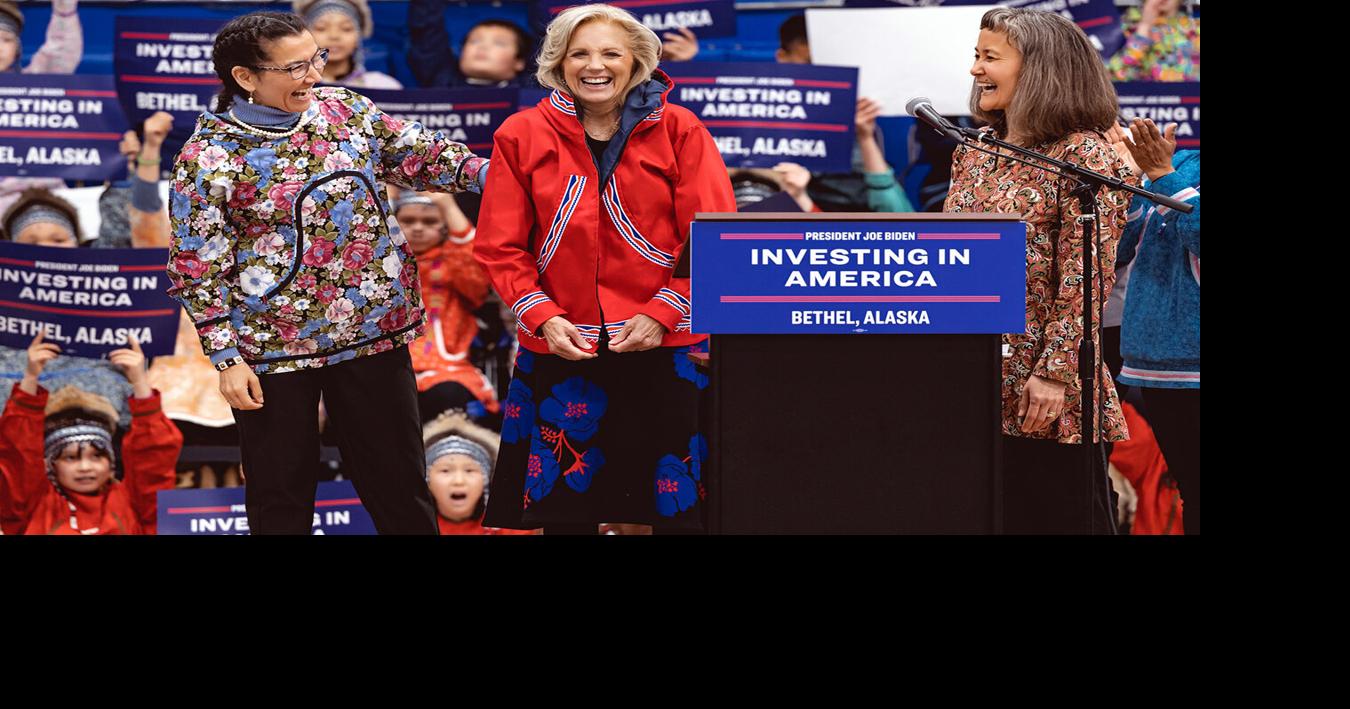 First Lady Jill Biden visits Alaska, touts broadband project during ...