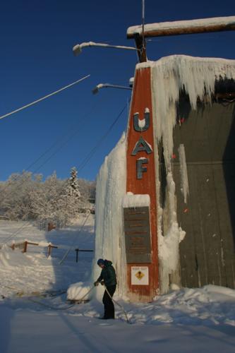 UAF ice makers get the hang of producing climbable walls | Outdoors ...