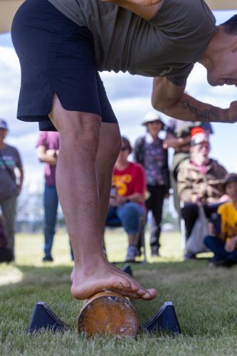 Greased pole walk takes place during day two of WEIO games | Local ...