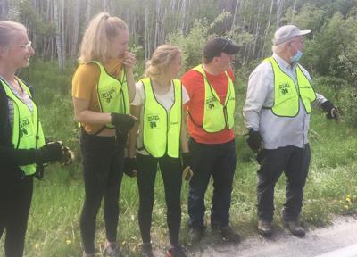 Teens with Youth Litter Patrol assist mud-stuck ATV | Kris Capps ...