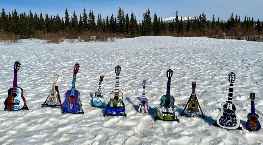 Musical instruments turn into multi-colored mosaics | Our Town ...
