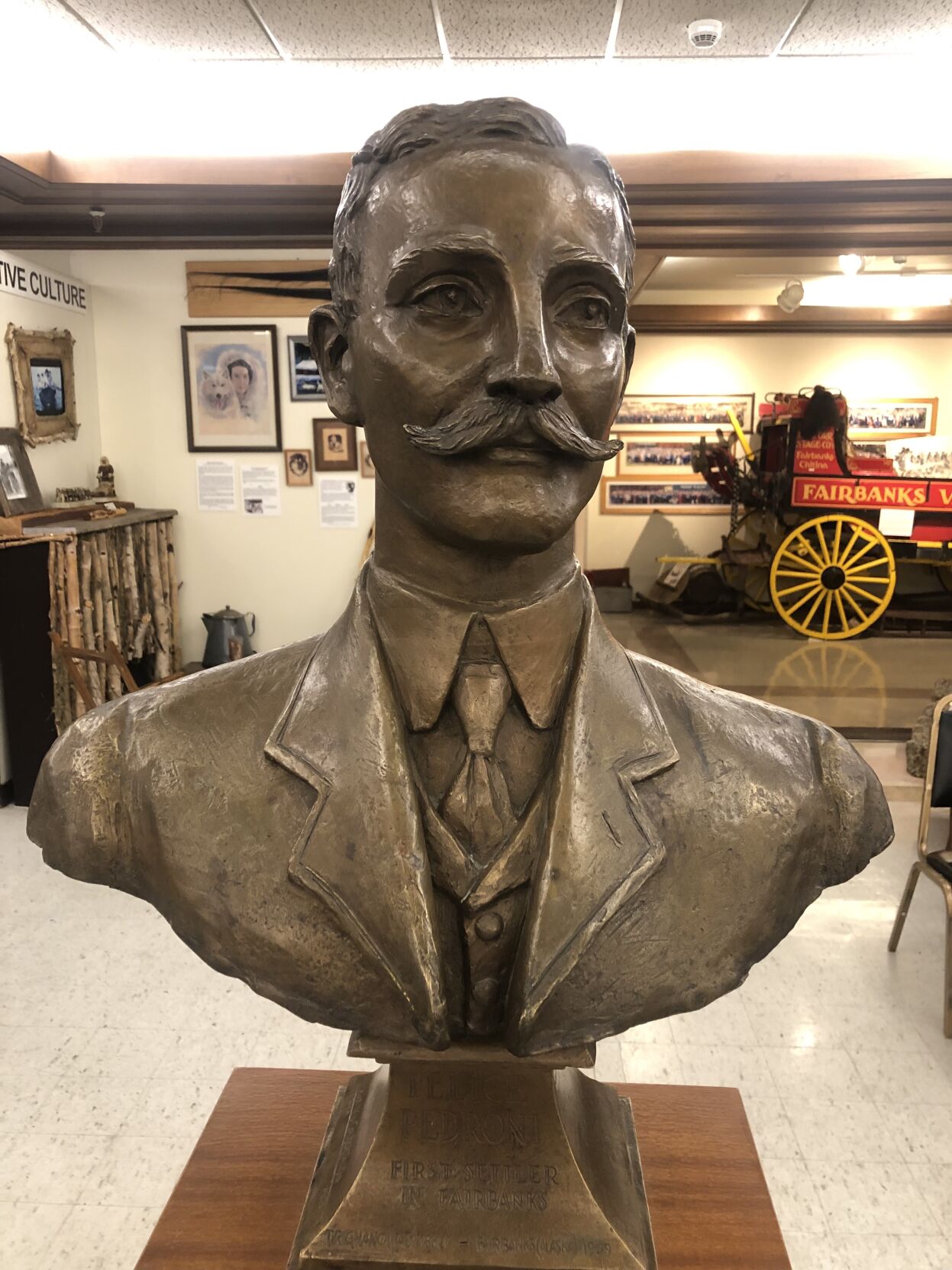 Fairbanks Pioneer Museum welcomes Felix Pedro sculpture | Kris Capps ...