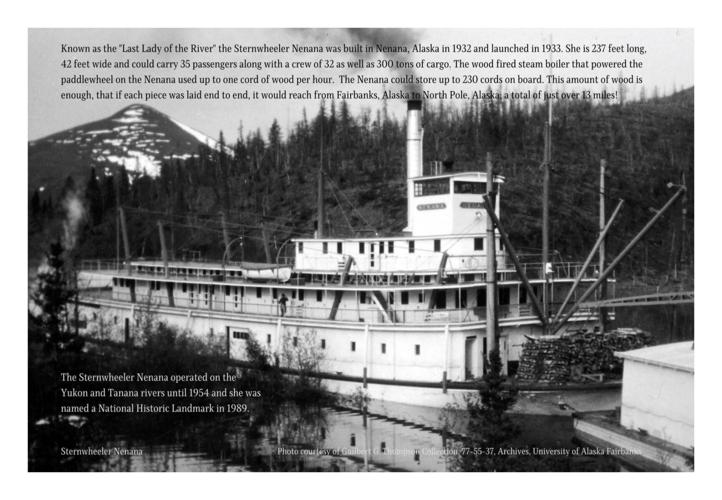 The early days of the sternwheeler Nenana | Stories Of Our Town ...