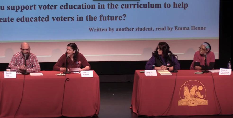 Melissa Burnett likely winner of school board Seat D; too close to call ...