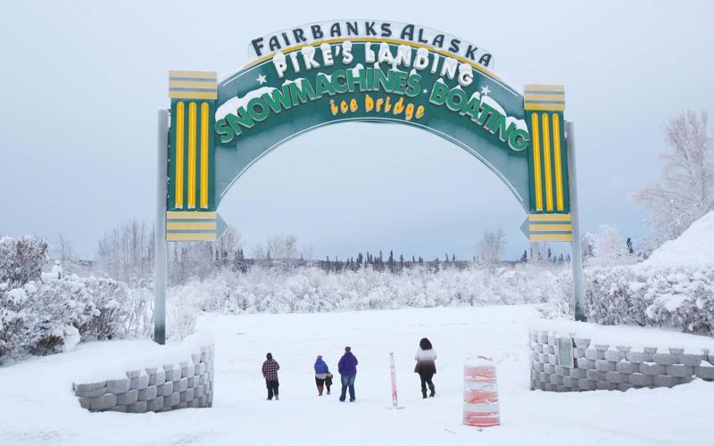 Chena River ice bridge has become less dependable and riskier over the ...