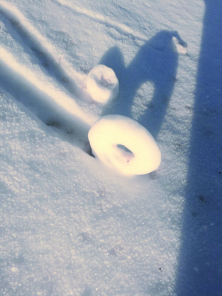Nature rolls out an oddity: Snow doughnuts at Fort Knox | Our Town ...
